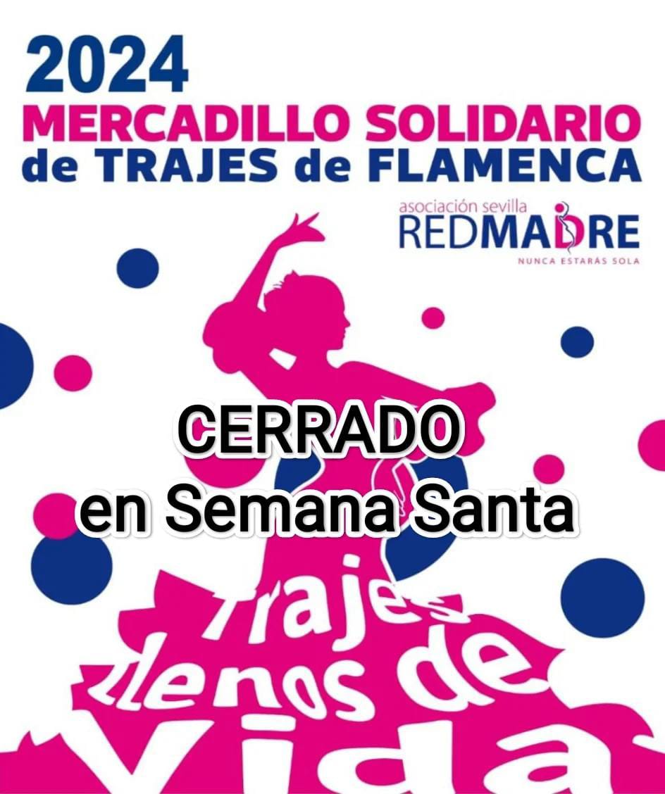 Mercadillo Solidario: Cerrado en Semana Santa - Fundación REDMADRE